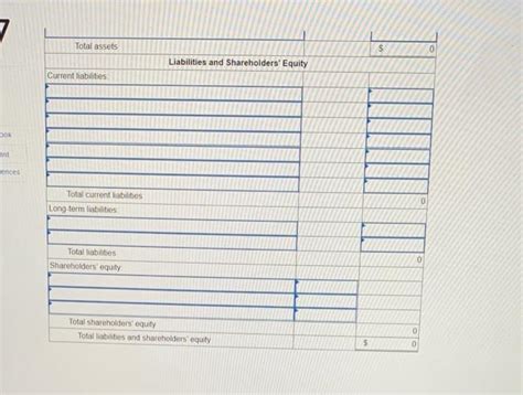 Solved Problem 3 4 Algo Balance Sheet Preparation Chegg