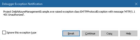 got message 1 1 401 unauthorized when tried to access user