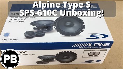 Audio Alpine Electronics S-S65C 6.5 Component 2-Way S-Series Speakers ...