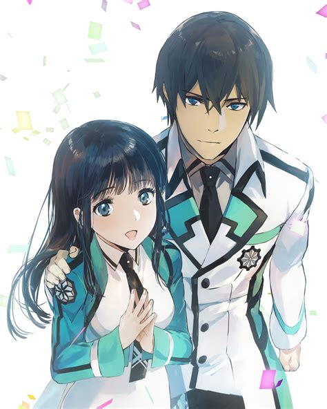Shiba Miyuki And Shiba Tatsuya Mahouka Koukou No Rettousei Drawn By