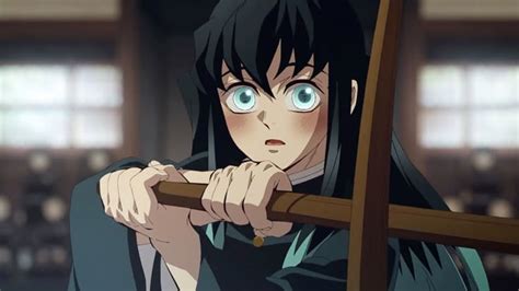 Blushing Muichiro Anime Character Drawing Dragon Slayer Anime Demon