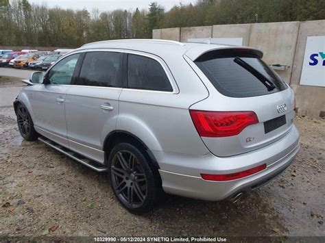 2012 Audi Q7 Tdi Quattro S Line 2967cc Turbo Diesel Automatic 8 Speed 5