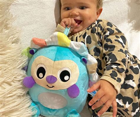 Плюшена играчка таралеж за бебета Playgro Време е за сън със светлина