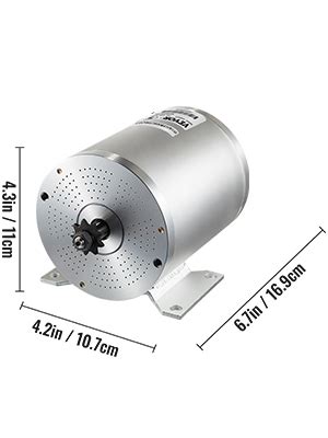 2000W 48V DC Brushless Motor W Mounting Bracket Controller Key For E
