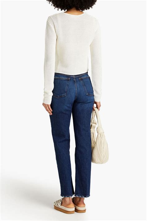 Frame Le High N Tight High Rise Straight Leg Jeans The Outnet