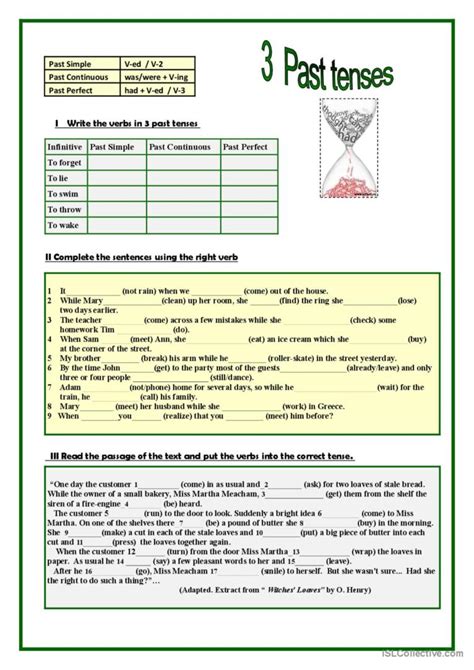 Past Tenses General Gramma English Esl Worksheets Pdf Doc 75468 Hot