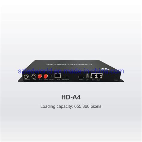 Huidu Hd A4 Full Color Led Display Screen Dual Model Control Box Led Video Processor And Video
