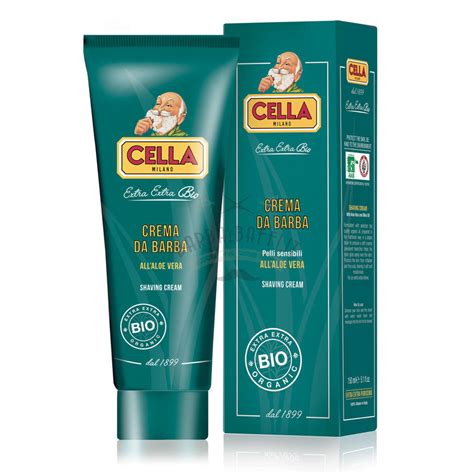 Crema Da Barba Pelli Sensibili Bio Cella Tubo 150 Ml