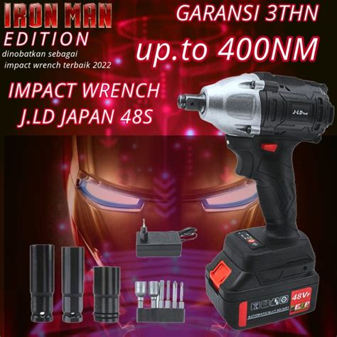 Jual Mesin Cordless Impact Wrench JLD 48v Pembuka Baut Brushless