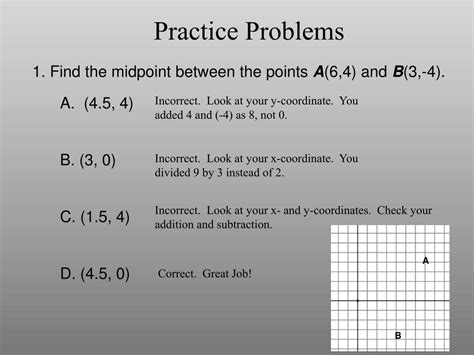 PPT Coordinate Midpoint PowerPoint Presentation Free Download ID