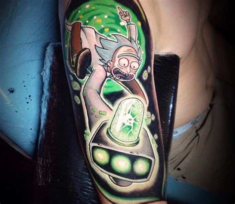 Rick And Morty Tattoo By Brandon Mcgillvery Post 26035