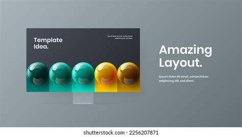 Simple Presentation Design Vector Concept Amazing Stock Vector Royalty Free