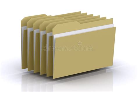 3d Multiple Folders Stock Photo Image Of File Tools 2163602