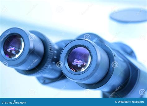 Microscope Eyepiece Stock Image Image Of Experiment 39003053