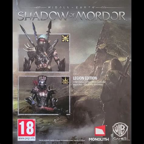 Middle Earth Shadow Of Mordor Legion Edition Dlc Psn Games Gameflip