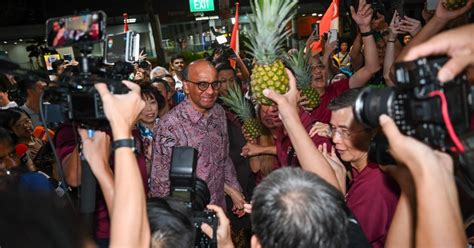 싱가포르 대선 뒤 ‘파인애플 열풍 분 까닭은