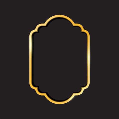 Premium Vector Vector Realistic Golden Frame Design
