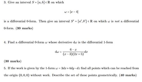 Solved 3 Give An Interval S Ab ∈r On Which ω∣x−4∣ Is A