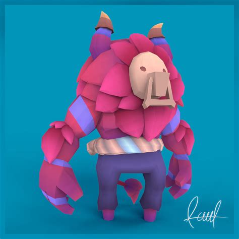 Almost A Hero Enemy 3d Model Color Raul® On Behance