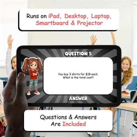 Real World Applications Frazzled Math Game No Prep Grade 7 Review