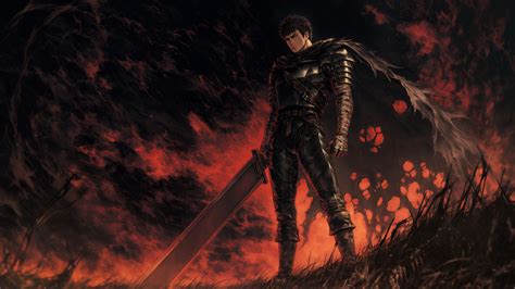 Berserk Armor Dragon Slayer Sword Dark Wallpaper