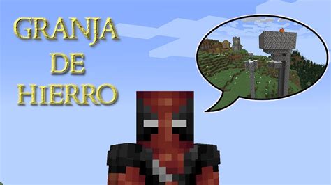 Granja De Hierro Para Tu SURVIVAL MINECRAFT Java YouTube