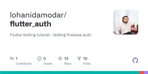 GitHub Lohanidamodar Flutter Auth Flutter Testing Tutorial Testing Firebase Auth