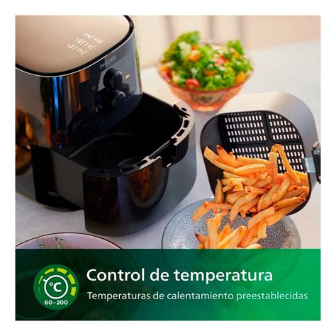 Freidora Sin Aceite Philips HD9200 90 Essential Airfryer 4 1 Litros Negra