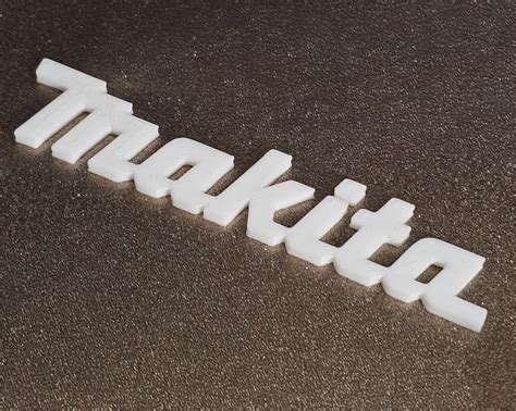 Makita Power Tools Logo Custom 3d Printed By Solewave Makerworld