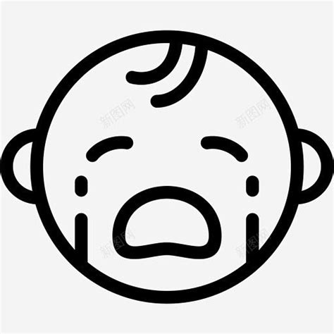 宝宝哭生气饥饿图标 免费下载 页面网页 平面电商 创意素材