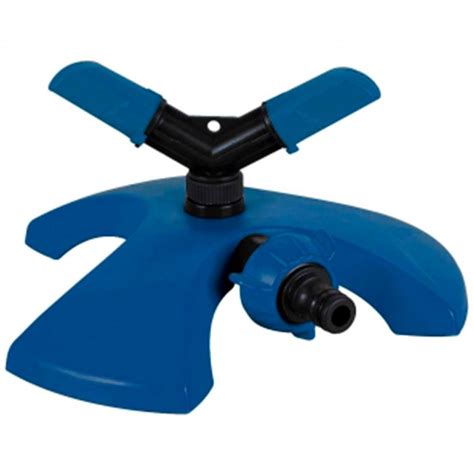 Irrigador Giratório Base e 2 Jatos para Mangueira de Jardim