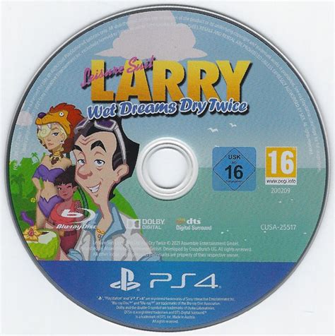 Leisure Suit Larry Wet Dreams Dry Twice Cover Or Packaging Material