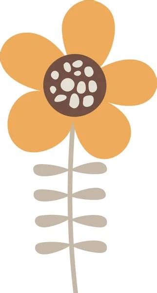 Flower Stem Vector Illustration Stock Vector By ©lookz 696938394