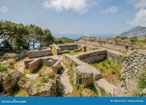 The Famous Villa Jovis On The Island Of Capri Italy Stock Image