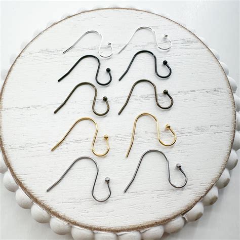 Open Loop 6mm Stainless Steel Earring Wires New Manufacturer 25 Pairs
