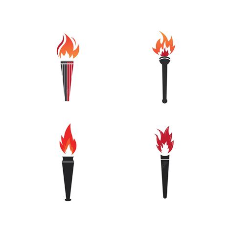 Premium Vector Torch Vector Icon Template