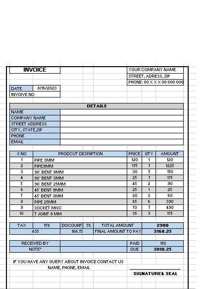 Entry 47 By Qasmee786 For Make An Xls Pricing Tool Look Attractive