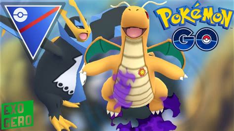 EMPOLEON JUNTO A DRAGONITE OSCURO EN LIGA SUPER BALL GO BATTLE LEAGUE