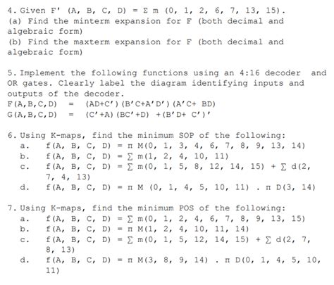 Solved Given F A B C D A B C A B D G A B C Chegg
