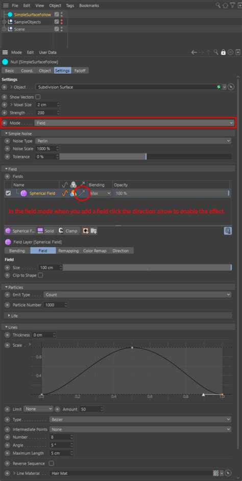 Simple Surface Follow Fully Rigged Free Cinema D Scene File MadMonkey