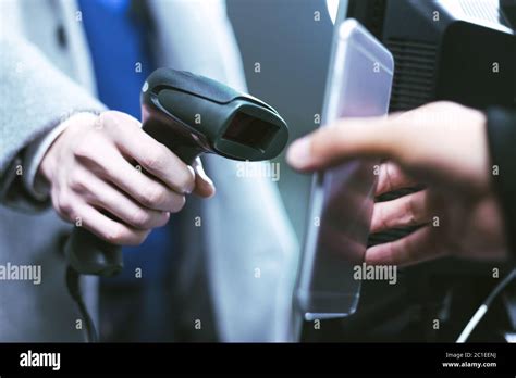 Qr Code Payment Online Shopping Cashless Technology Concept Stock Photo Alamy