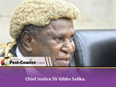 Chief Justice Resumes Duties Post Courier