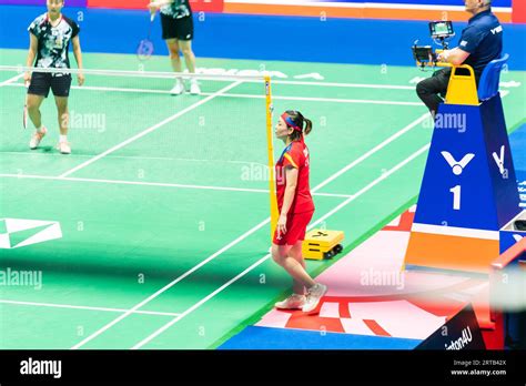 Chinese Badminton Players Chen Qingchen Jia Yifan Defeat South Korean