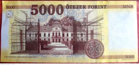 5000 Forint 2017 2014 2022 Issue Hungary Banknote 9954