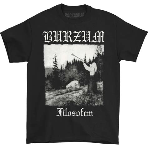 Jual Baju Band Burzum Filosofem T Shirt Kaos Tanpa Jaitan Samping