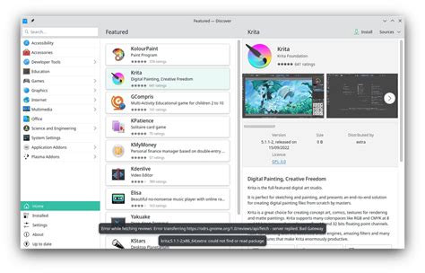 Discover Failed To Fetch Package Information Software And Applications