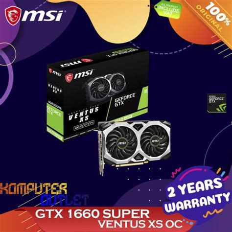 Promo Vga Msi Nvidia Geforce Gtx Ventus Xs Oc Diskon Di Seller Scrollbox Store