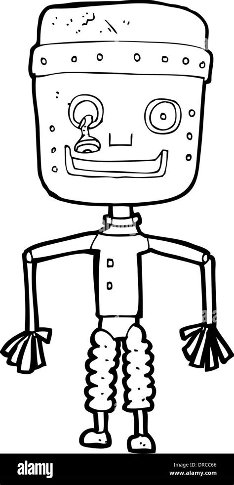 Cartoon Old Robot Stock Vector Image And Art Alamy