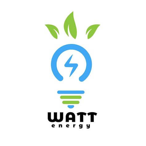 Premium Vector Watt Energy Logo Design Template