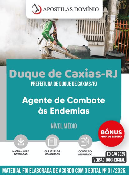 Apostila Prefeitura De Duque De Caxiasrj 2025